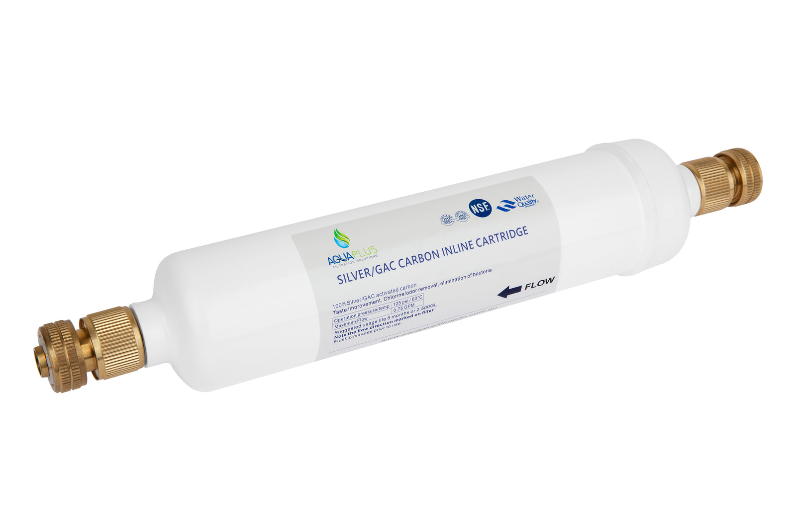 Inline Silver GAC Caravan Filter - Fittings Inc | Aqua Plus Filtration