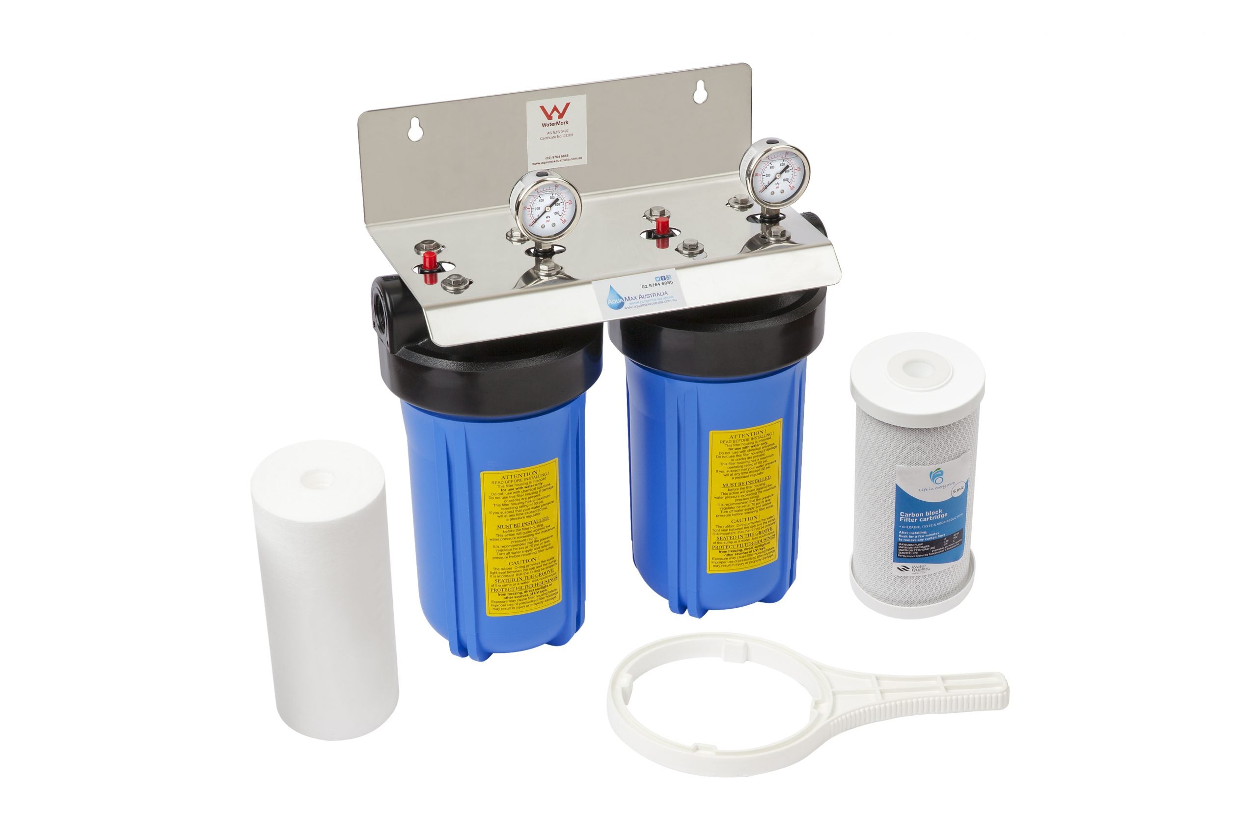 Twin 10" Whole House System | Aqua Plus Filtration